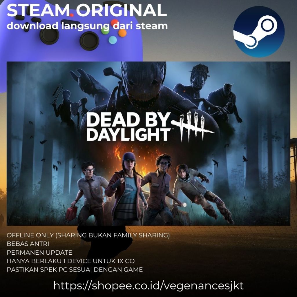 Jual Dead by Daylight PC Game Sharing Original + Latest Update | Shopee ...