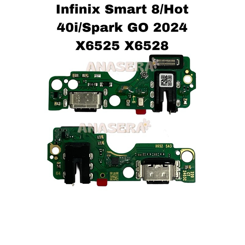 Jual Papan Cas / Pcb Cas / Conector Cas Infinix Smart 8 / Hot 40i ...