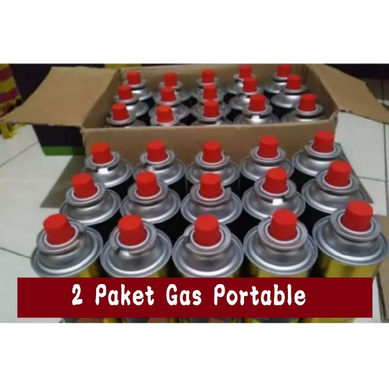 Jual Gas Portable / Paket Hemat 2 PCS Gas Portable/ Gas Camping ...