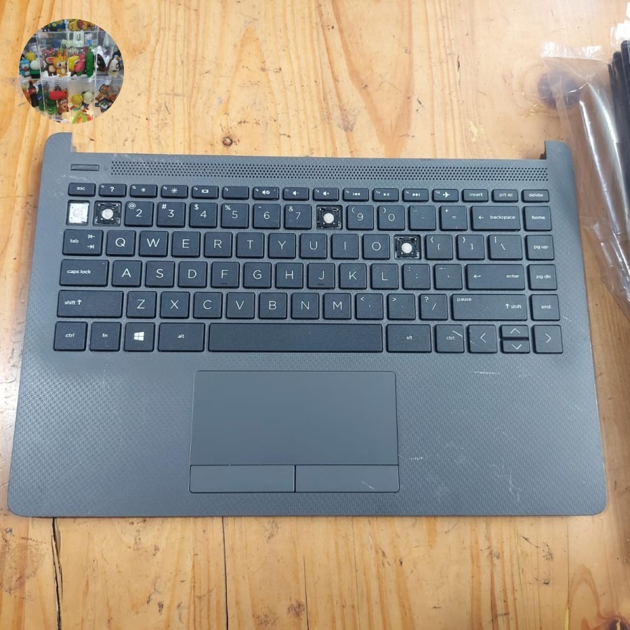 Jual Palmrest Casing Tengah Keyboard HP Pavilion 240 G8 245 G8 Grey ...