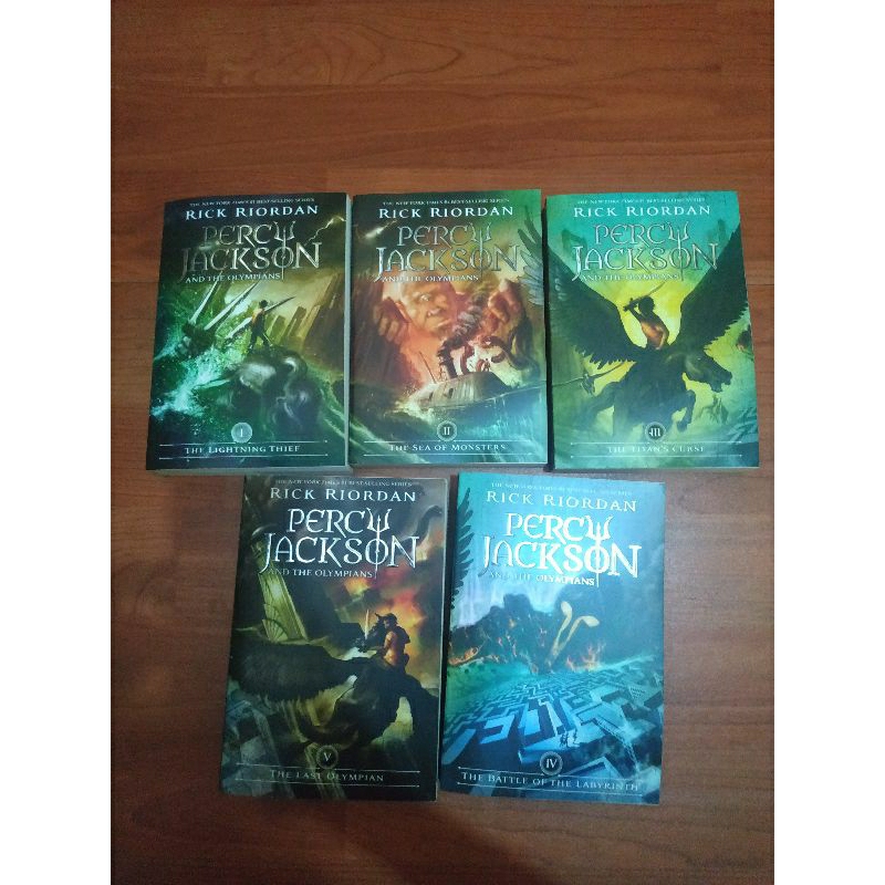 Jual Percy jackson complete set (Rick Riordan) | English | Shopee Indonesia