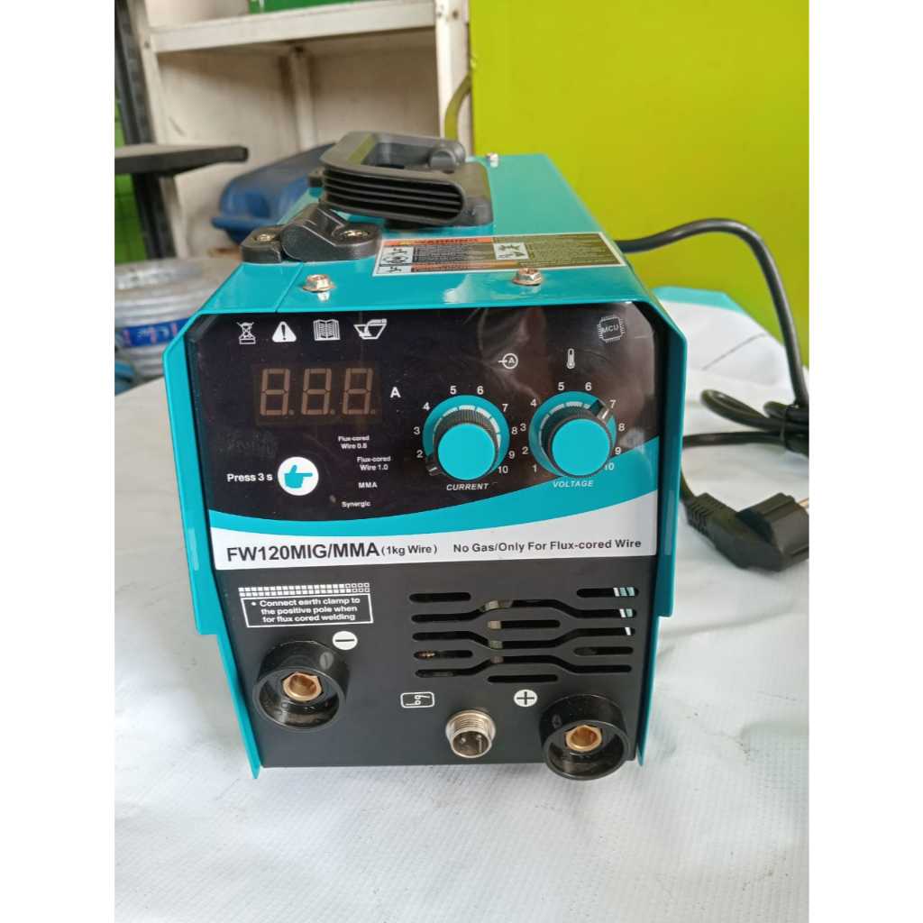 Jual MESIN LAS MIG GASLESS FUJIYAMA/ MESINLAS MIG CO2 FUJIYAMA MIG120-MESIN TRAVO LAS | Shopee ...