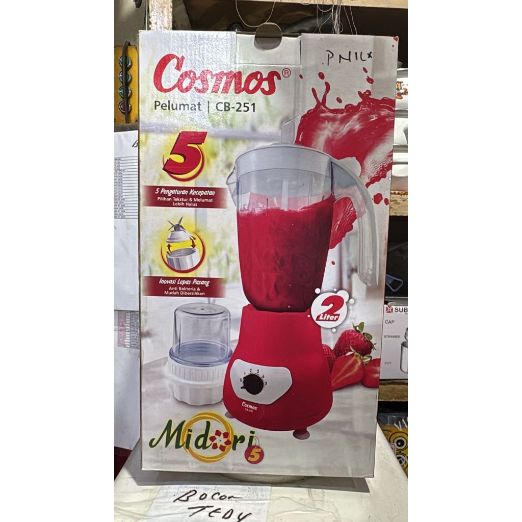 Jual Cosmos CB-251 Blender 2 Ltr Midori Lima series | Shopee Indonesia