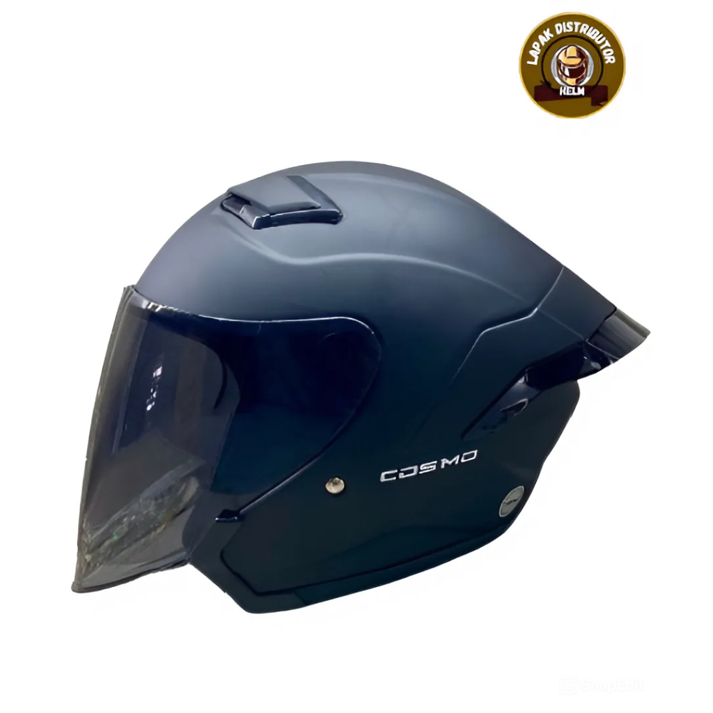 Jual Helm HKM Cosmo Hitam Doff Free Spoiler Original SNI Dewasa Cowok ...