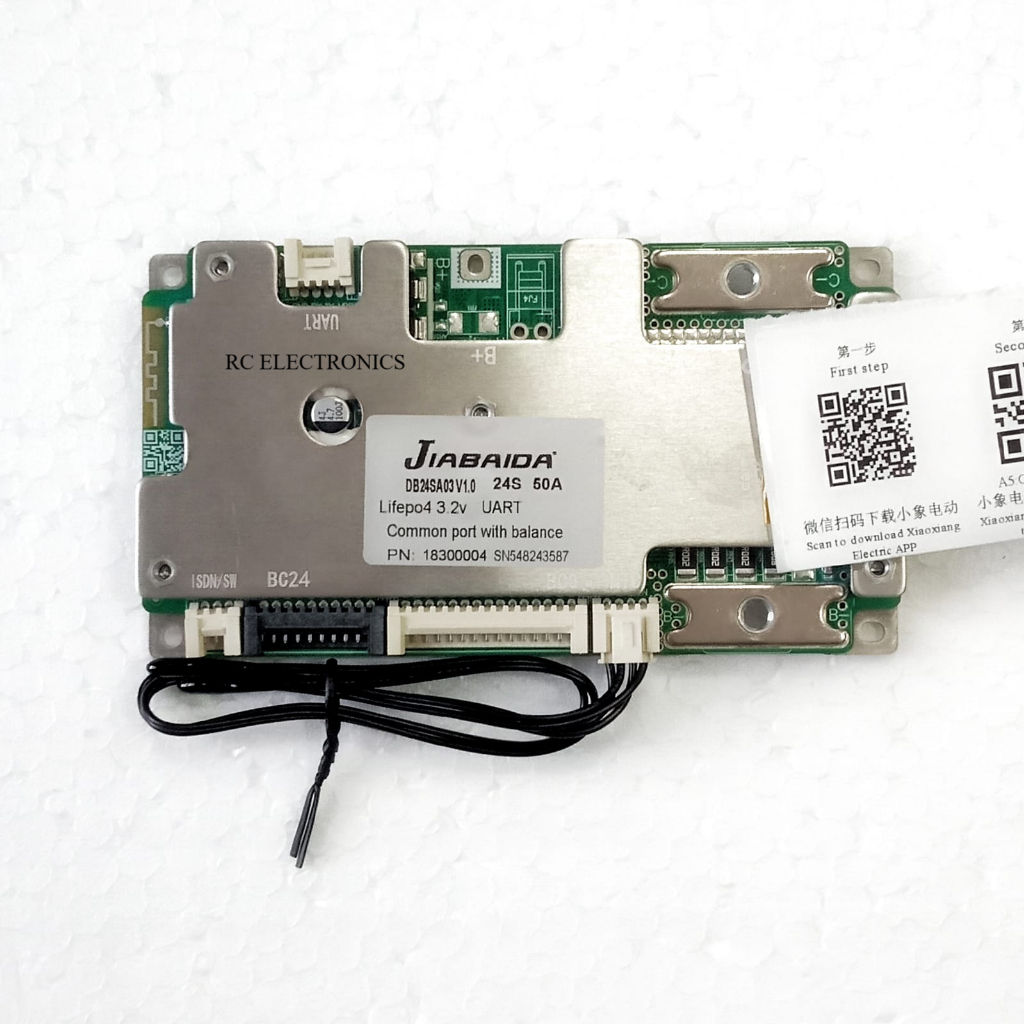 Jual BMS JBD 24S 50A with bluetooth Lifepo4 | Shopee Indonesia
