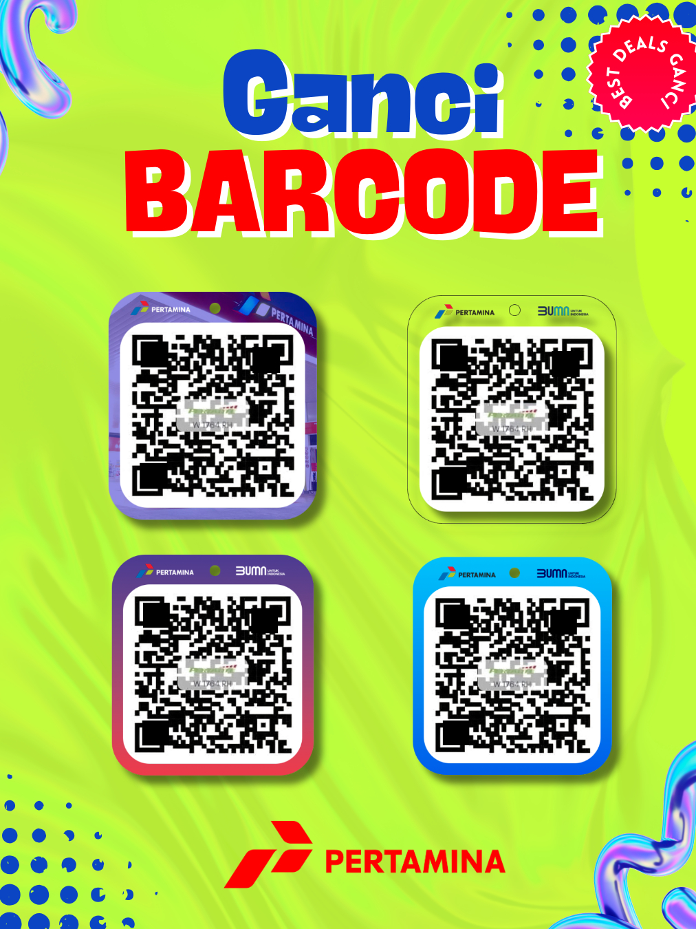 Jual Ganci barcode Pertamina Akrilik Gantungan Kunci Murah mobil ...