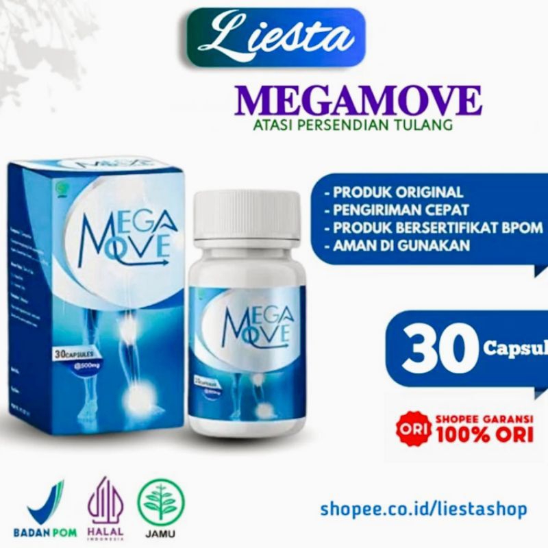 Jual Megamove 30 Kapsul Suplemen Nyeri Sendi Pada Tulang Paling Ampuh | Shopee Indonesia