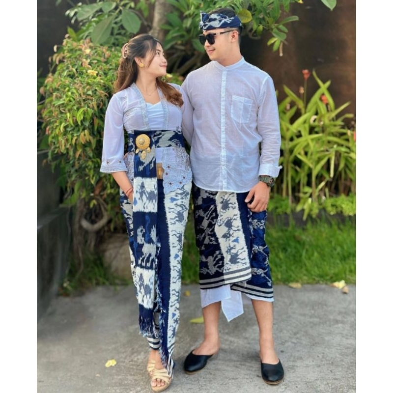 Jual Set Couple Saput Bali [ Baju Adat Bali ] kode SJY12 | Shopee Indonesia