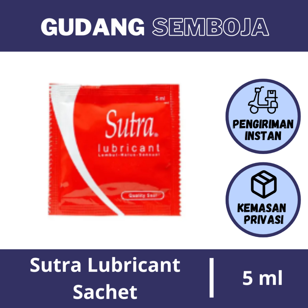 Jual Sutra Lubricant Sachet Isi 5 ml / Pelumas Sutra Sachet | Shopee ...