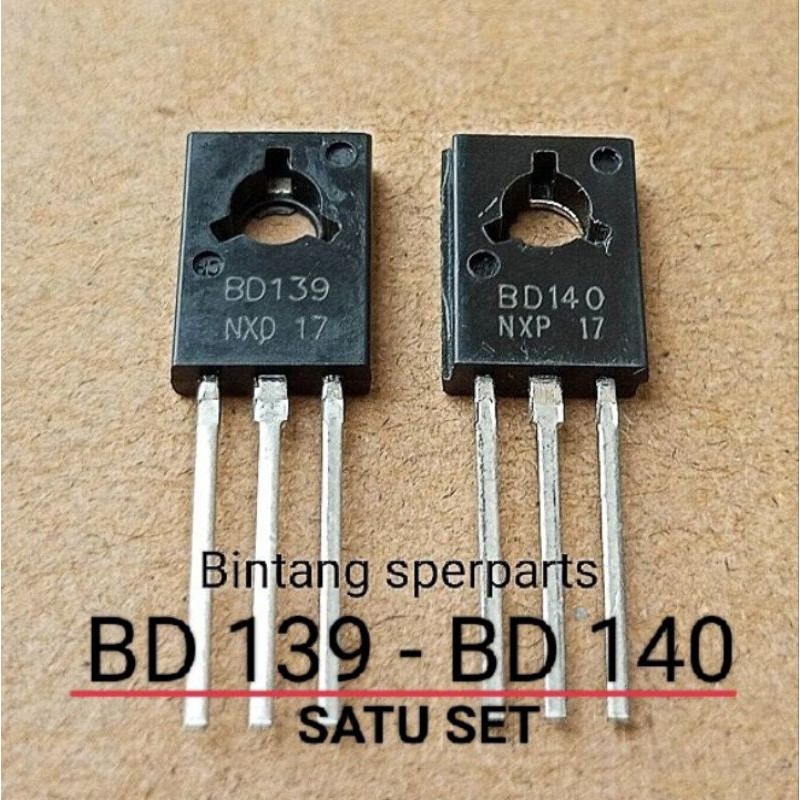 Jual BD139 BD140 (SATU SET) TRANSISTOR BD 139 BD 140 PHILIPS NXP ...