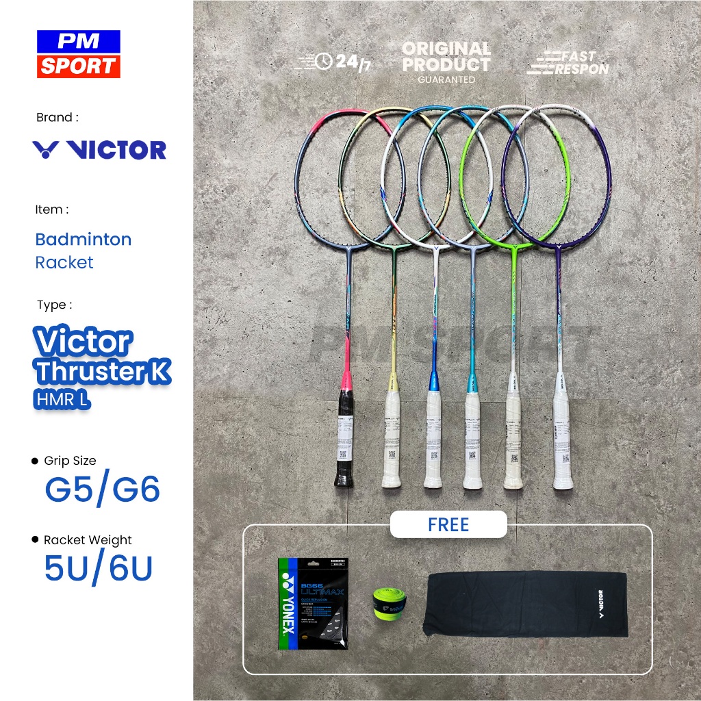 Jual RAKET BADMINTON / BULUTANGKIS VICTOR THRUSTER K HMR L HMRL HMR-L ...
