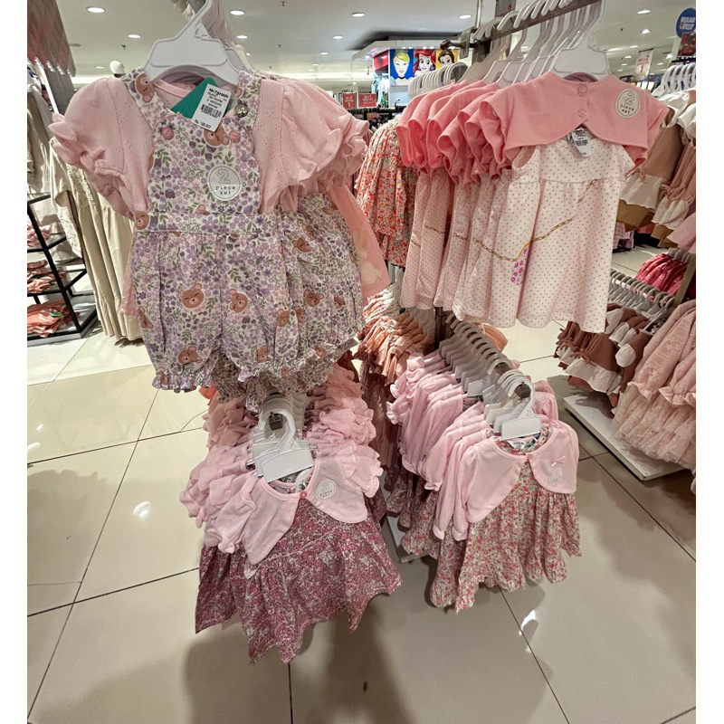 Jual LITTLE M baby Set dress overall anak perempuan usia 6-36bulan ...