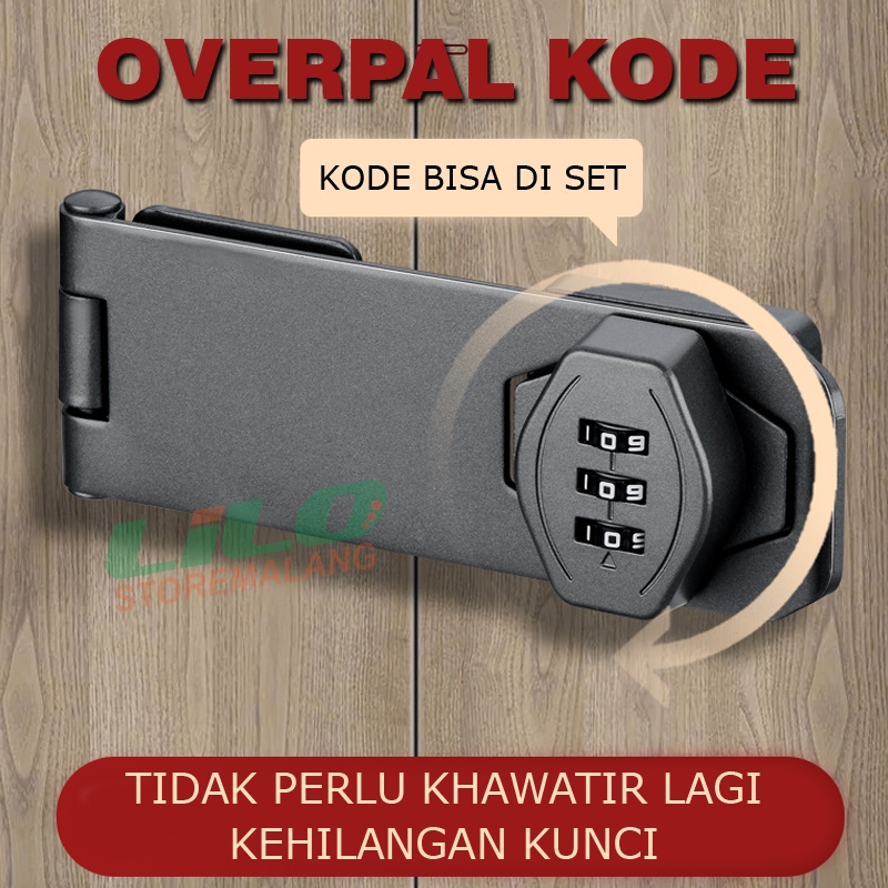Jual Overpal kode Overpale Kunci gembok KODE password nomor laci pintu ...