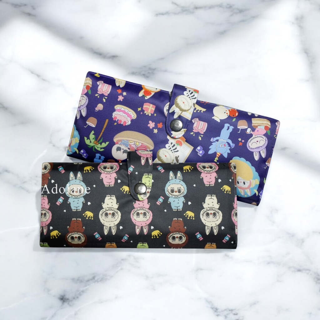Jual ADOLANE 048 DOMPET BUDGETING MOTIF / DOMPET KEUANGAN LABUBU DAN ...