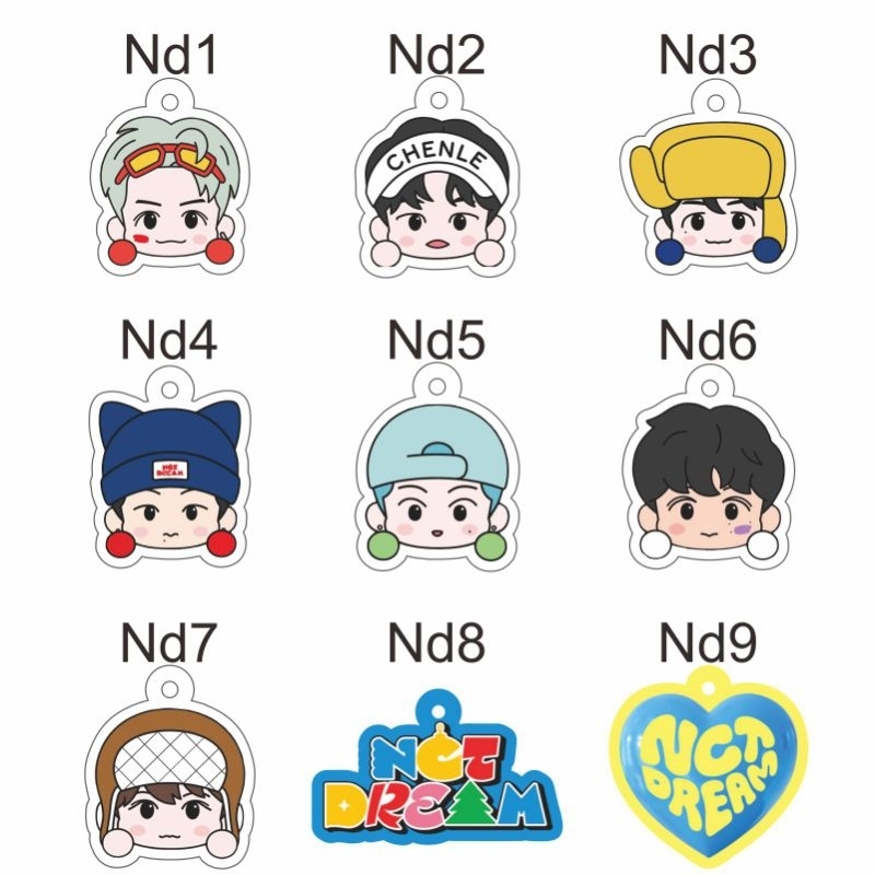Jual NCT Dream Keychain 4x6cm Phonestrap 3cm Akrilik 2 Sisi Bolak-Balik ...