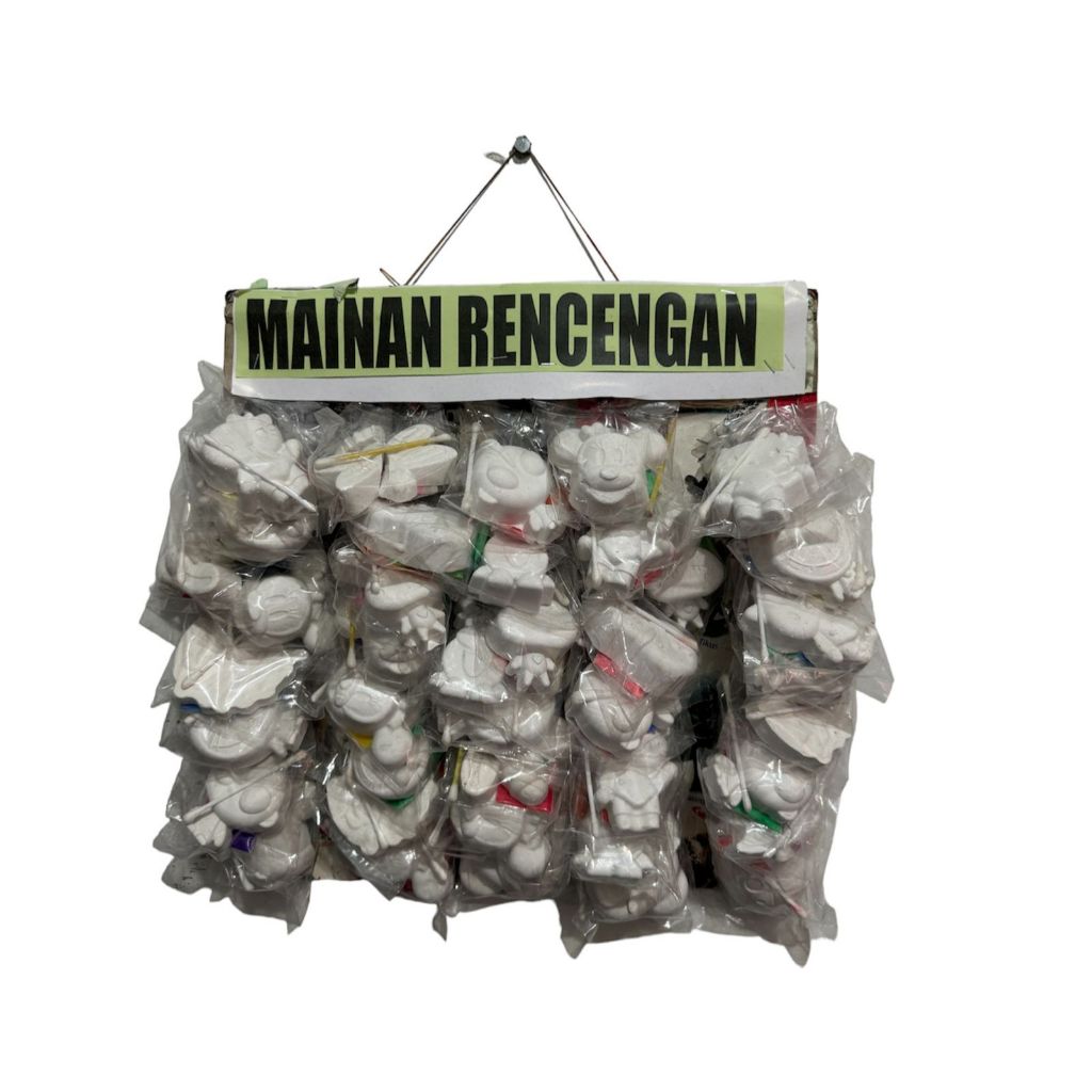 Jual HLM - Mainan Rencengan Patung Gypsum isi 40 Pcs / Mainan Rentengan ...