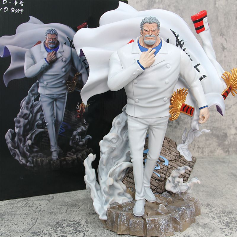 Jual Action Figure One Piece Anime Monkey D Garp 3 Kepala Gk Standing ...