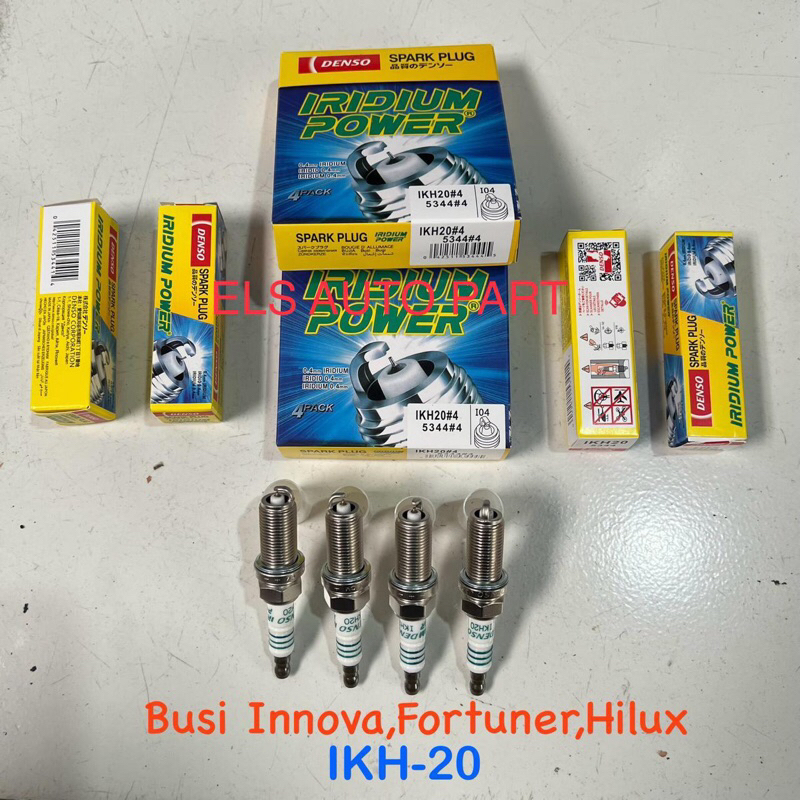 Jual BUSI INNOVA FORTUNER HILUX IKH-20 ORIGINAL DENSO JAPAN | Shopee ...