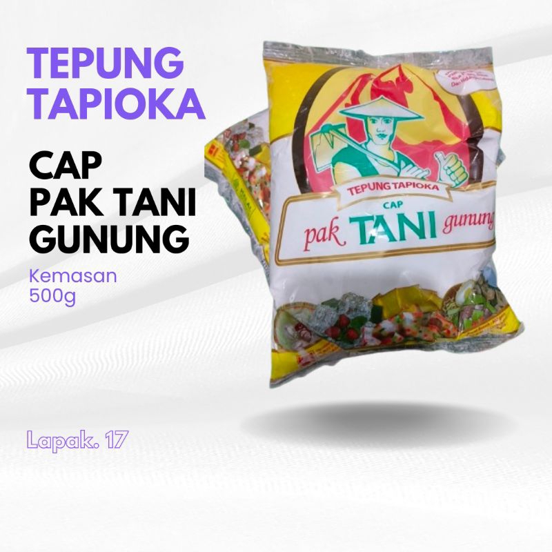 Jual Tepung Tapioka Cap Pak Tani Gunung / Tepung/Tepung Tapioka ...