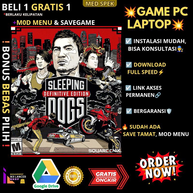 Jual SLEEPING DOGS DEFINITIVE EDITION - PC LAPTOP GAMES [SLEEPING DOGS ...