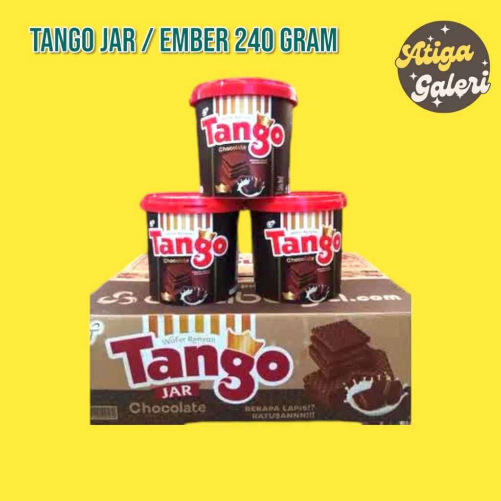 Jual TANGO WAFER 1 DUS ISI 6 EMBER RASA COKLAT 240 gram | Shopee Indonesia