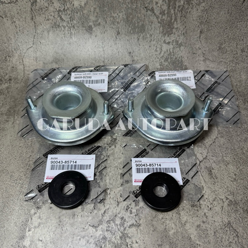 Jual Paket karet support shock depan + bearing support Toyota Agya Ayla ...