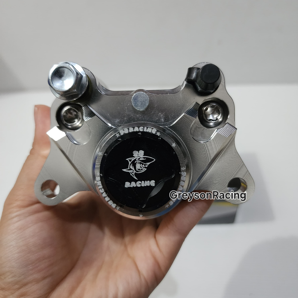 Jual Pengereman Kaliper 2 Piston Coin Full CNC 98 Racing | Shopee Indonesia