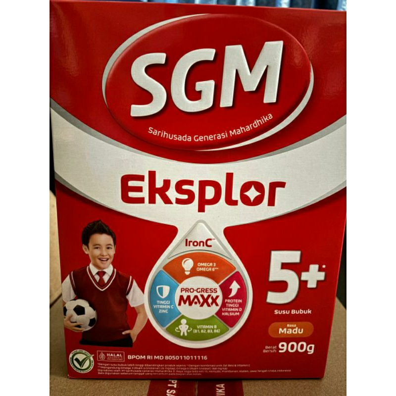 Jual SGM Eksplor 5+ Susu Pertumbuhan Rasa Madu 900GR | Shopee Indonesia