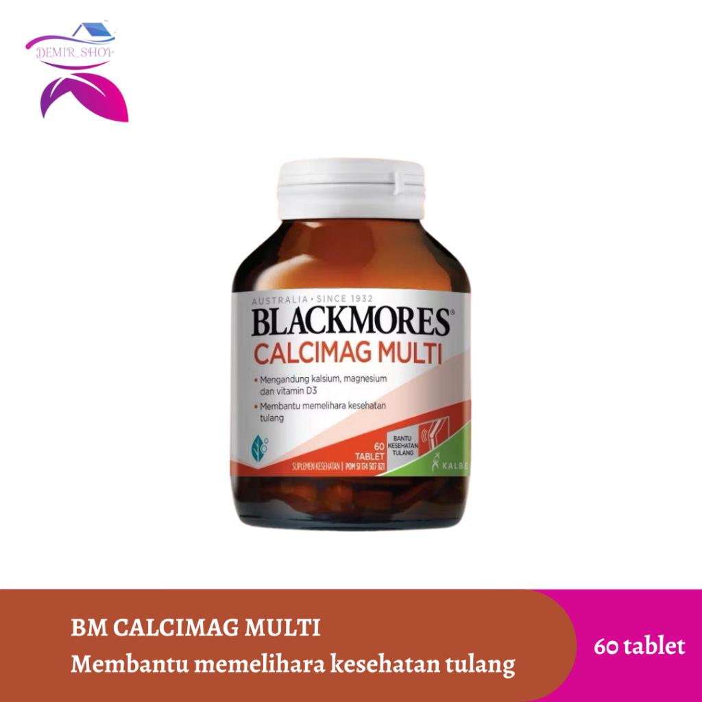 Jual Blackmores Calcimag Multi 60 Tablet Suplemen Kesehatan Tulang ...
