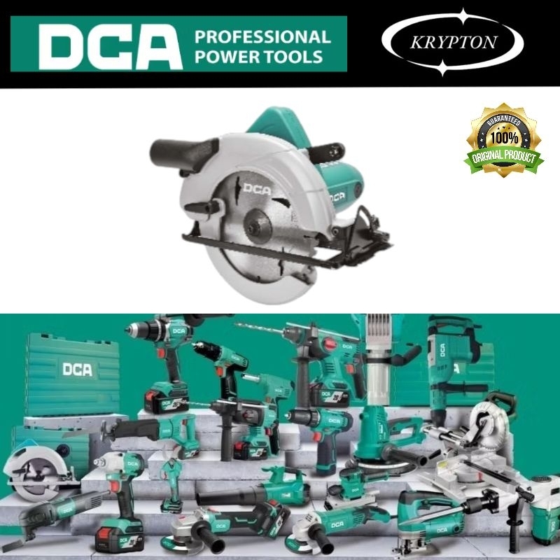 Jual dca circular Saw 7" AMY02-185SH heavy duty original | Shopee Indonesia
