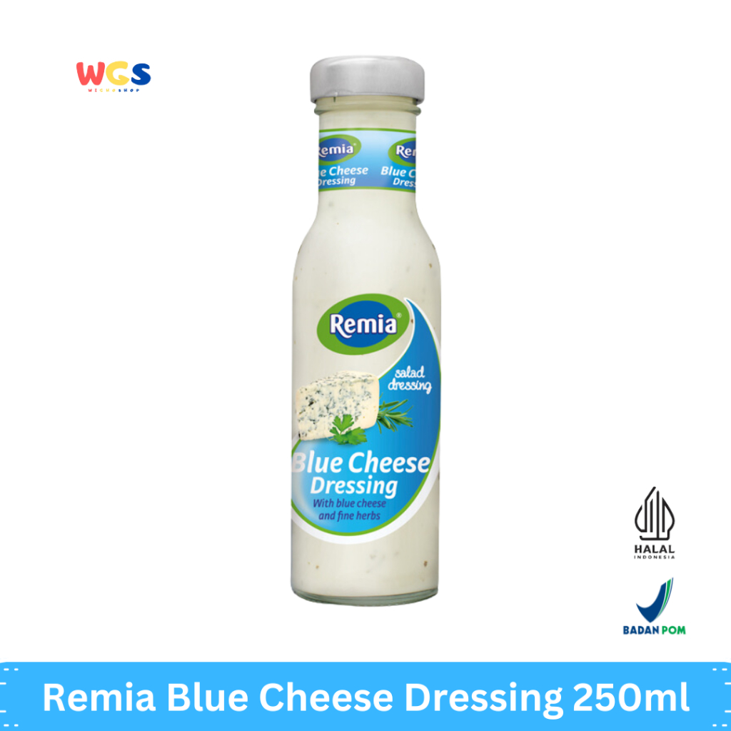 Jual Remia Blue Cheese Dressing 250ml – Saus Keju Biru Creamy untuk ...