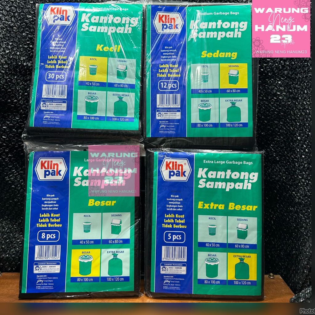 Jual KANTONG PLASTIK SAMPAH KLINPAK | KLIN PAK | KLINPACK | KLIN PACK ...