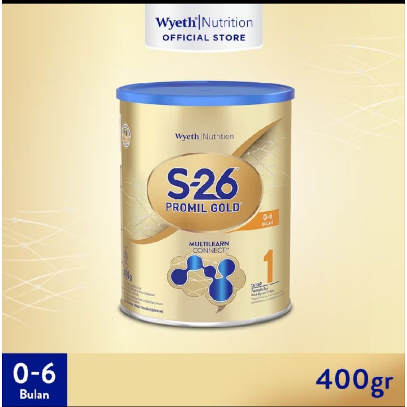 Jual S26 Promil Gold Tahap 1 Susu S-26 Formula Usia 0-6 Bulan - 400gr ...