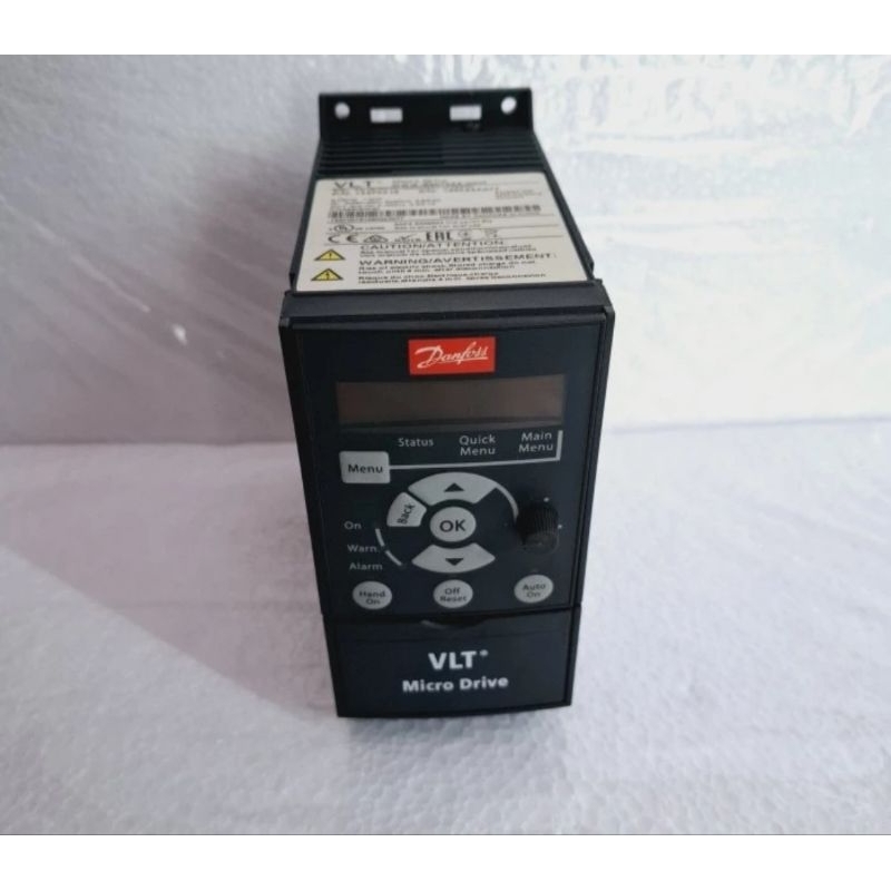 Jual Inverter Danfoss VLT Micro Drive Type FC-051PK75T Capacity 0,75kw/1HP Input 3Phase 380-480V ...