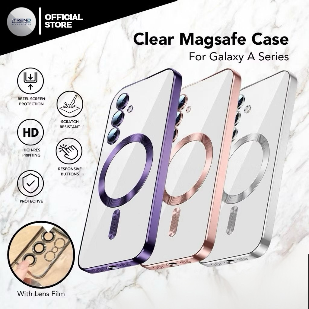 Jual MagSafe Clear Case Transparan Samsung A05/A15/A35/S22/S23/S24 ...