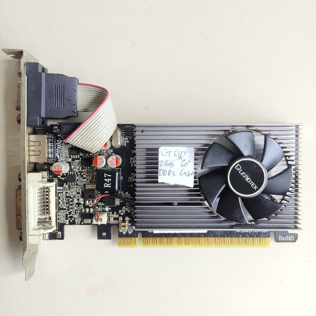 Jual VGA LEADTEK GT 610 2GB 64BIT DDR3 | Shopee Indonesia