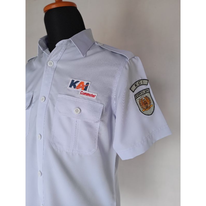 Jual baju R6/baju pdh lengan pendek/seragam anak perusahaan PT. KAI ...