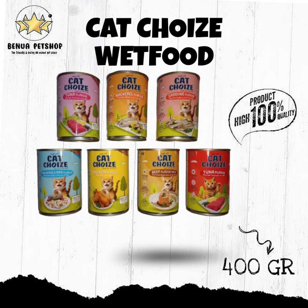 Jual CAT CHOIZE CANNED WET CATFOOD MAKANAN KUCING KALENG ALL VARIAN ...