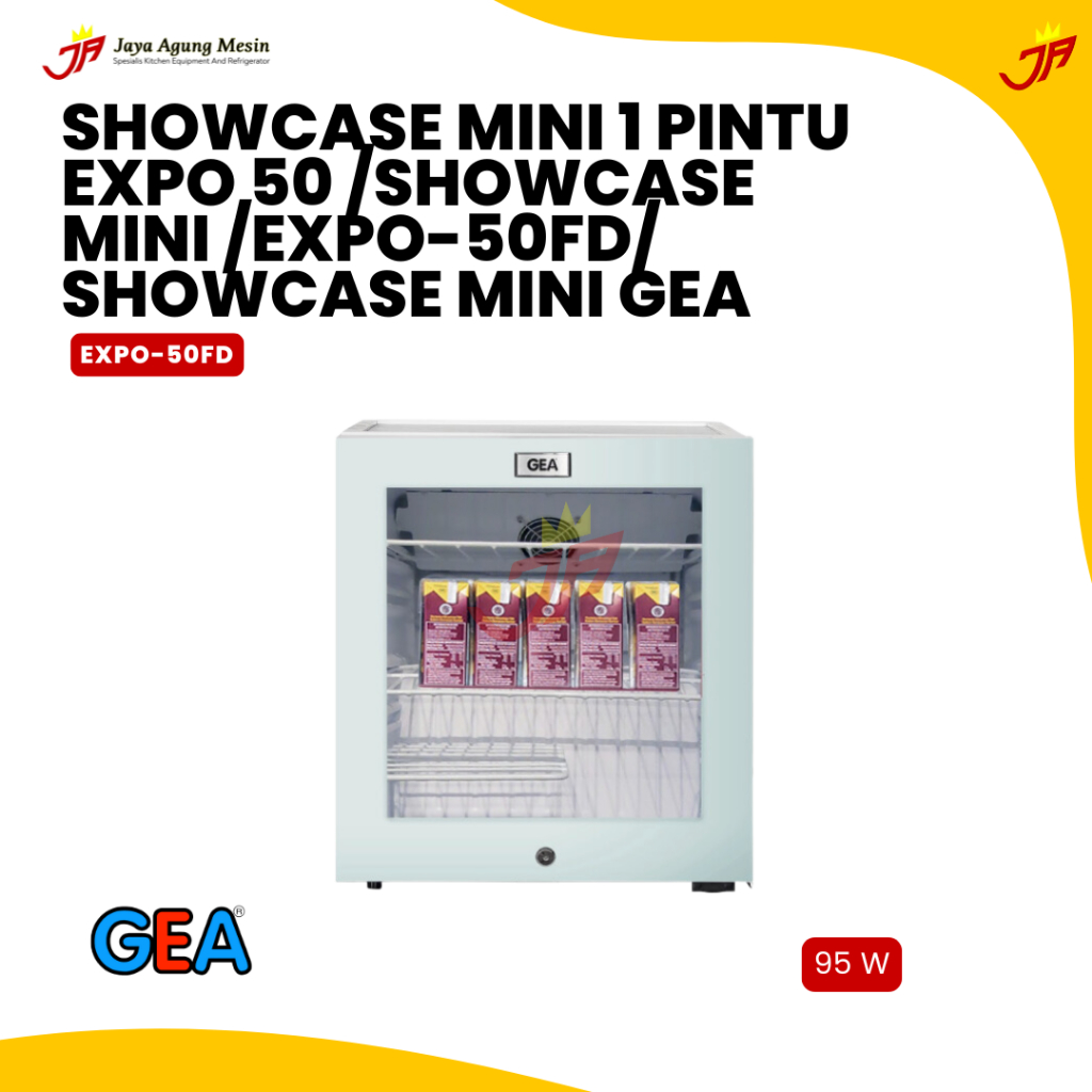 Jual GEA Showcase Mini 1 pintu expo 50 /showcase mini /expo-50FD ...
