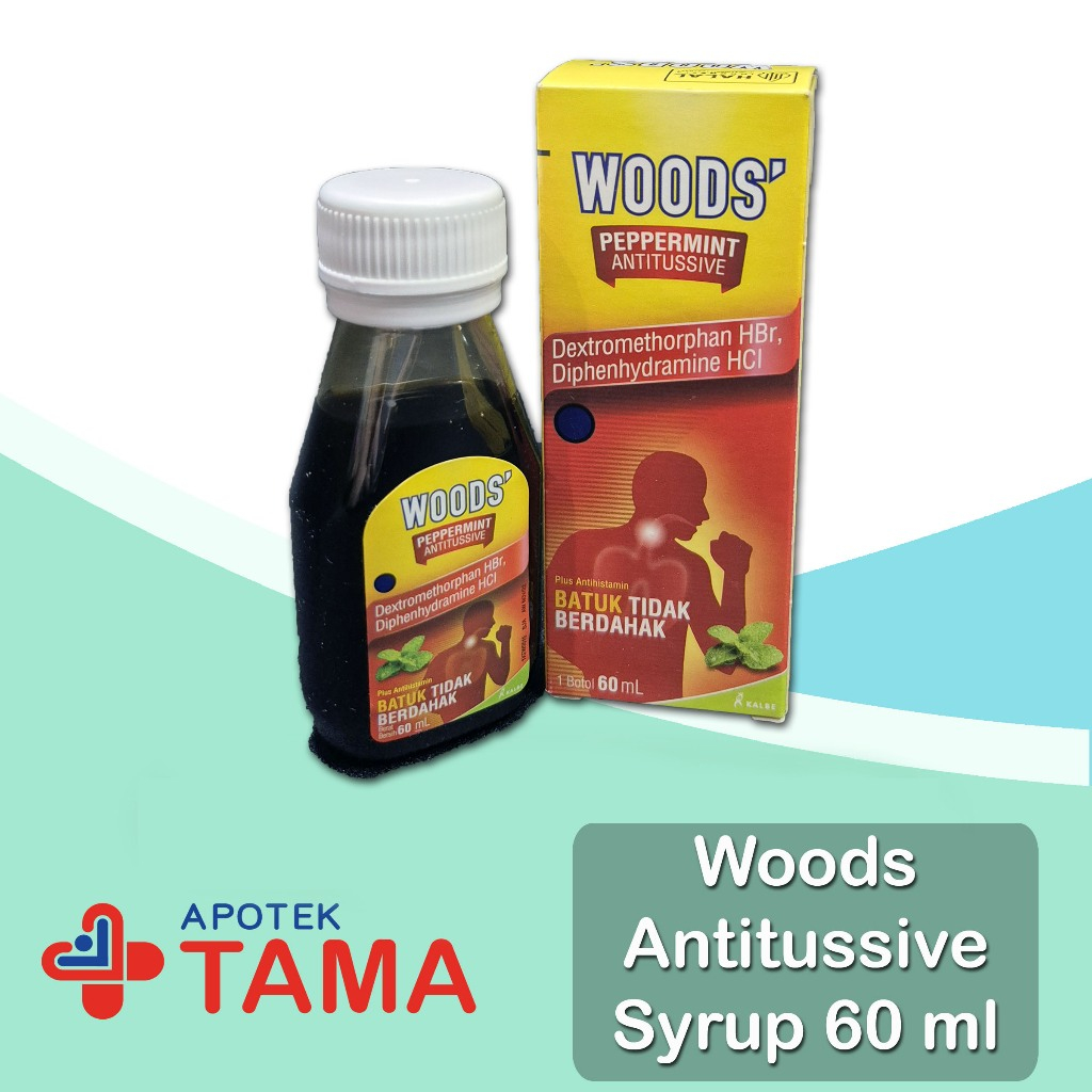 Jual Woods Antitussive Syrup 60 ml (MERAH) | Shopee Indonesia