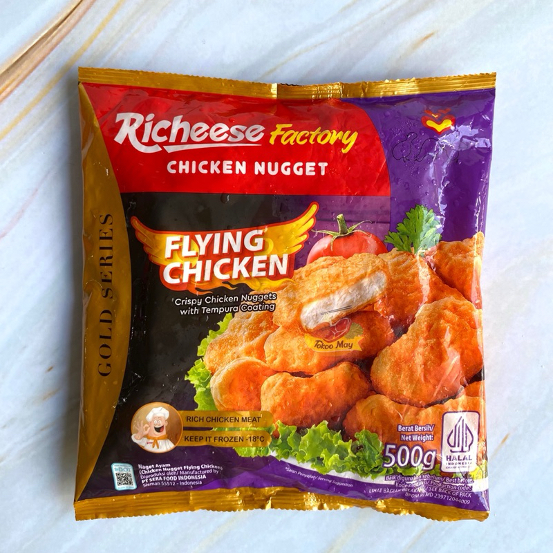 Jual Richeese Factory Flying Chicken Nugget 500gr | Shopee Indonesia