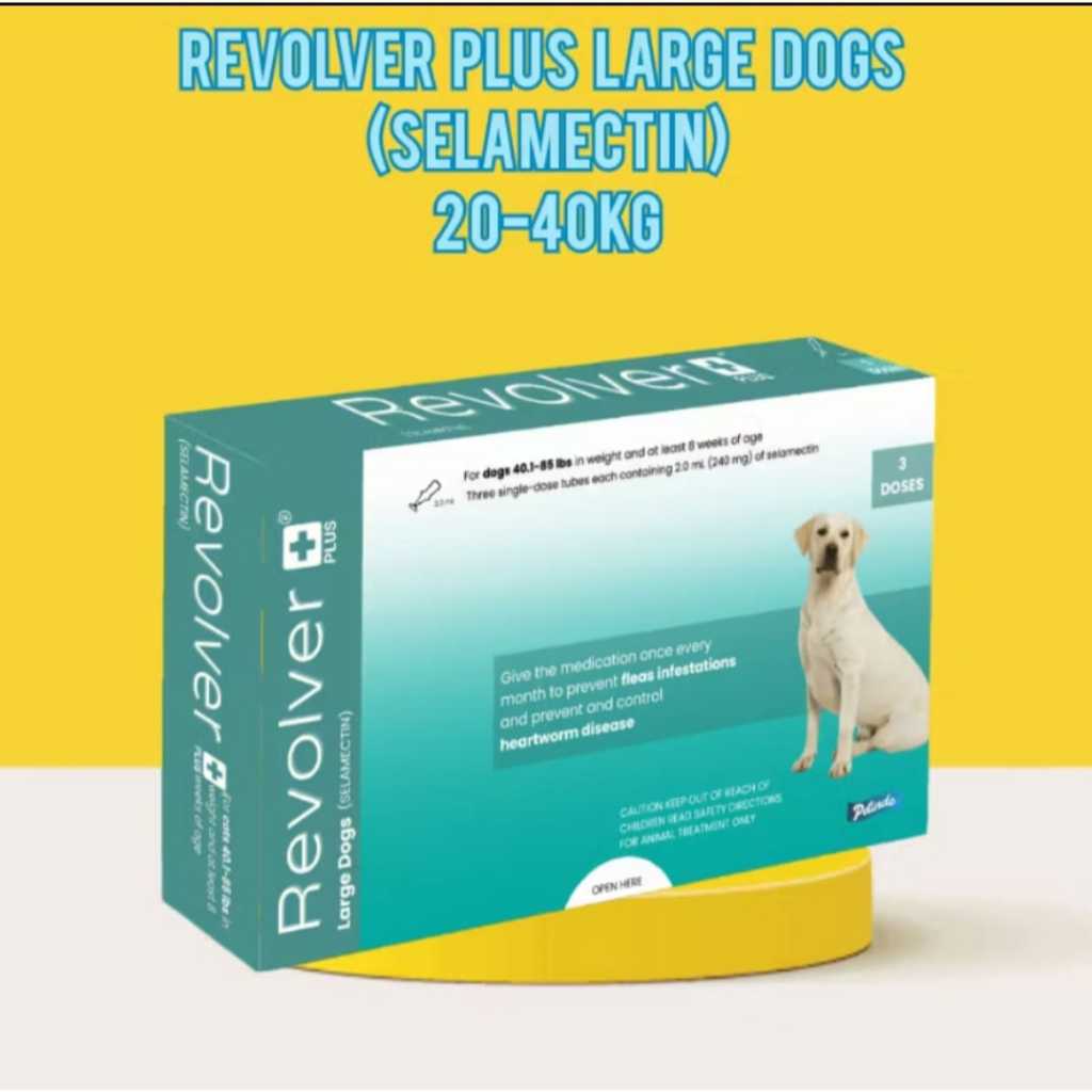 Jual Obat Tetes Kutu Revolver Plus Large Dog 1Tube / Berat 20 - 40 KG ...