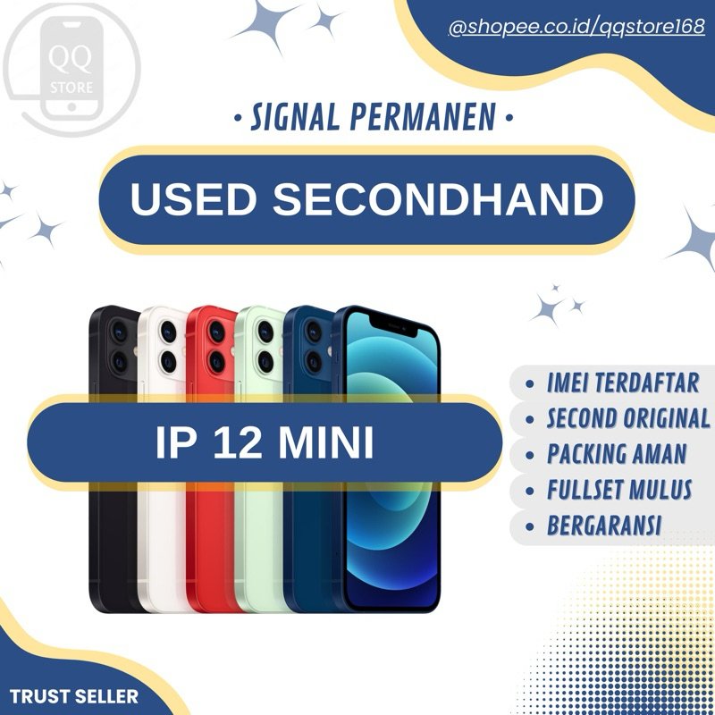 Jual IP 12 mini BC 64GB 128GB 256GB (Terdaftar) | Shopee Indonesia