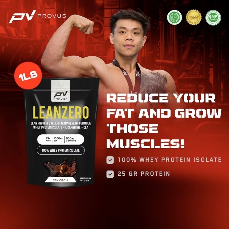 Jual Provus Lean Zero 1 lb 450 gram Susu Whey Protein Isolate + Fat ...
