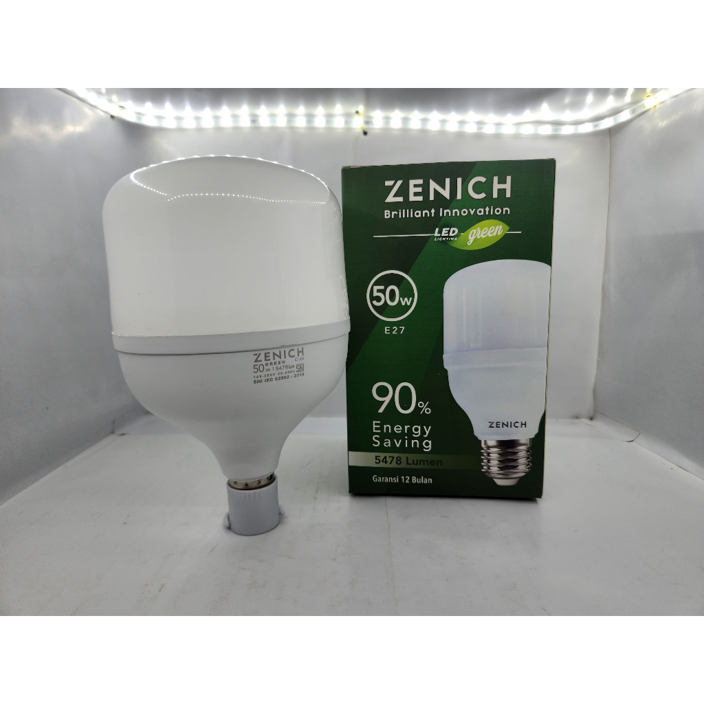 Jual LAMPU LED ZENICH 50WATT / LED ZENICH CAPSULE 50WATT CAHAYA PUTIH ...