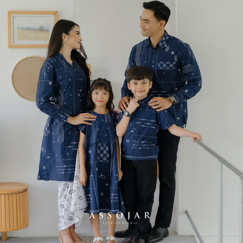 Jual Assojar - Lekat Raya Series / Couple Batik Family Set / 3 Warna ...