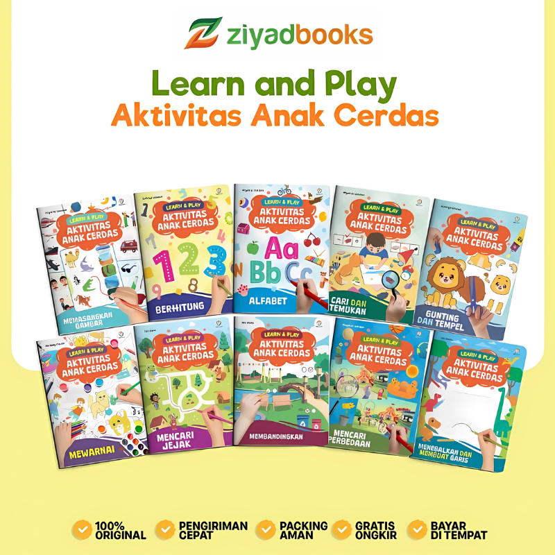 Jual Ziyadbooks (Isi 10 Buku) Learn & Play : Aktivitas Anak Cerdas Buku ...