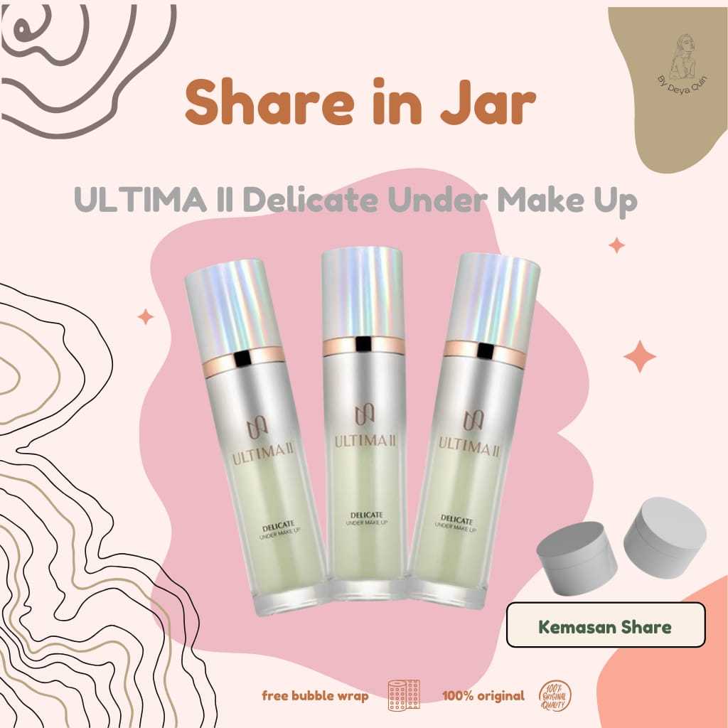Jual (Share in Jar) Ultima II Delicate under make up | Shopee Indonesia