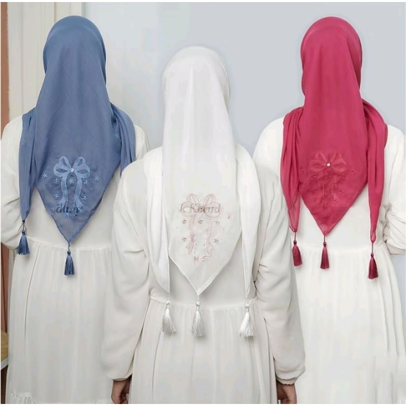 Jual A&R Hijab Pita Coquetta Paris Jodeal Permata Tassel Jilbab Segi ...
