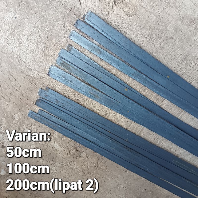Jual Plat besi lebar 1,6cm tebal 1,5mm varian 50cm,100cm,200cm | Shopee Indonesia